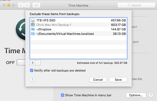 SOS Forum • Time Machine Macs